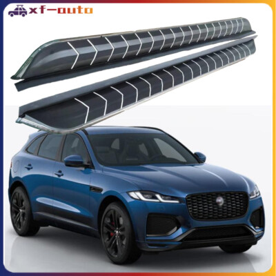 Fits for Jaguar F-Pace 2016-2023 Running Boards Side Steps Pedal Nerf ...