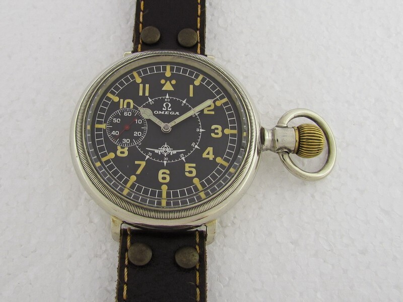 Omega Laco Aviator Luftwaffe Pilot FLIEGER WW2 Vintage 1939-1945 Swiss ...