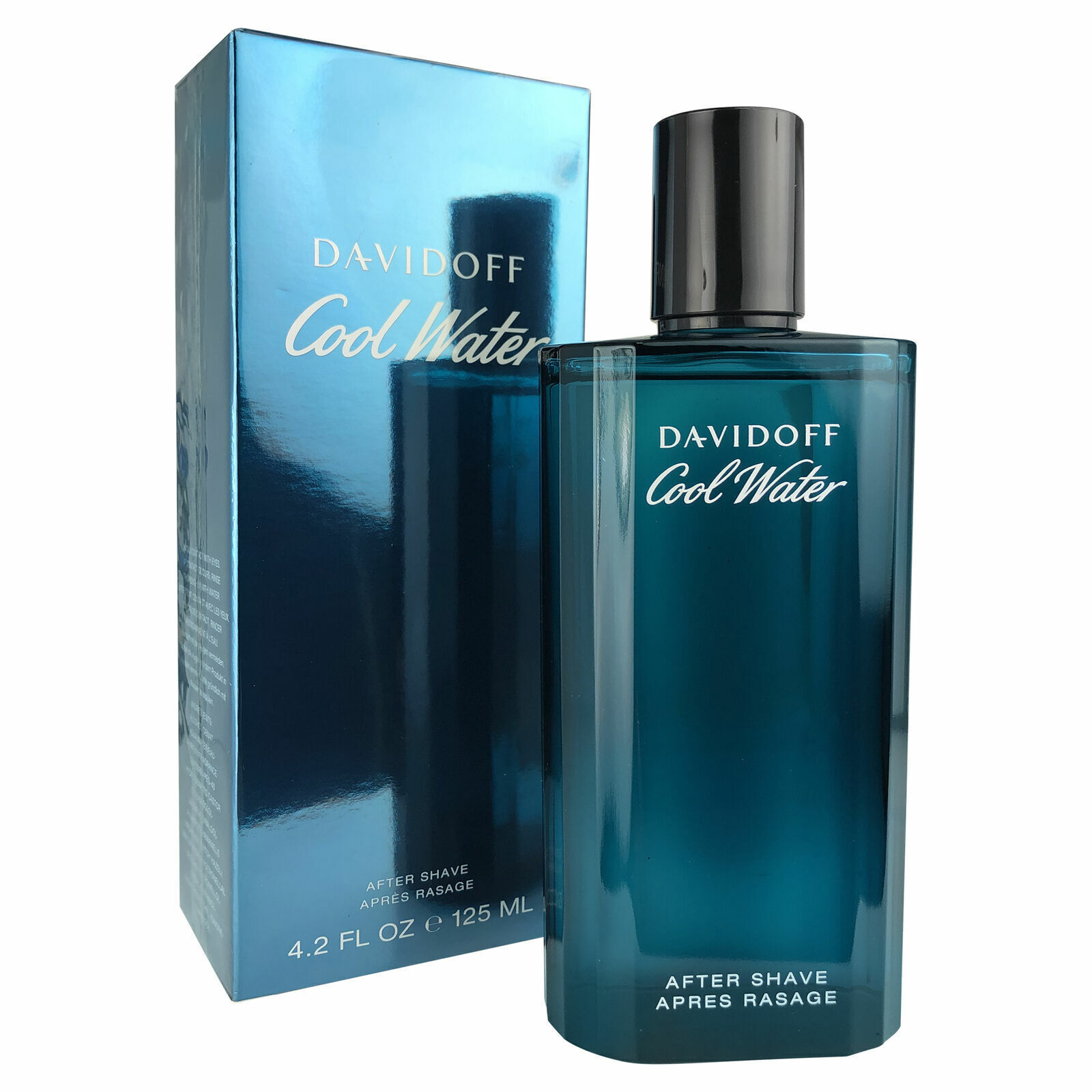 Cool Water Cologne By Davidoff After Shave 4.2oz/125ml For Men ...