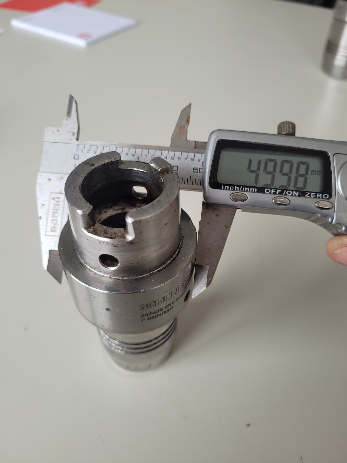 Schunk HSK50 16mm hydraulic tool holder | eBay