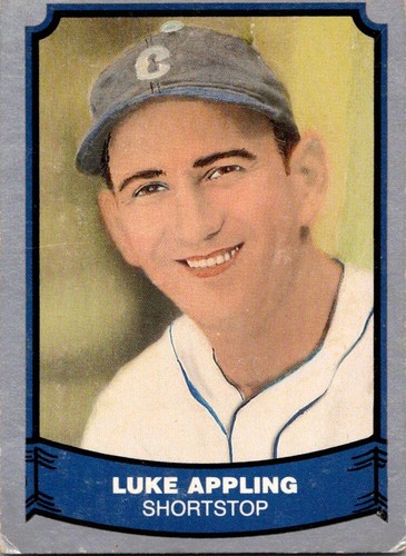 Luke Appling Baseball Legends Shortstop Card Pacific Trading Cards 1988 ...