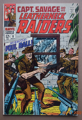 1968 Marvel Comic Capt. Savage & His Leatherneck Raiders #8 ~ FN FN+ | eBay