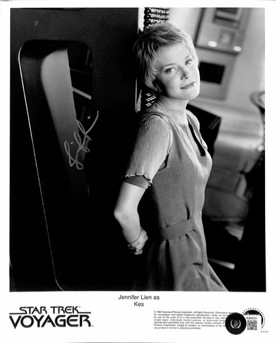 Jennifer Lien "Kes" Signed Star Trek Voyager Photo 8x10 Beckett ...