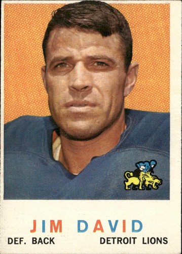 1959 Topps #143 Jim David Detroit Lions Football Card | eBay