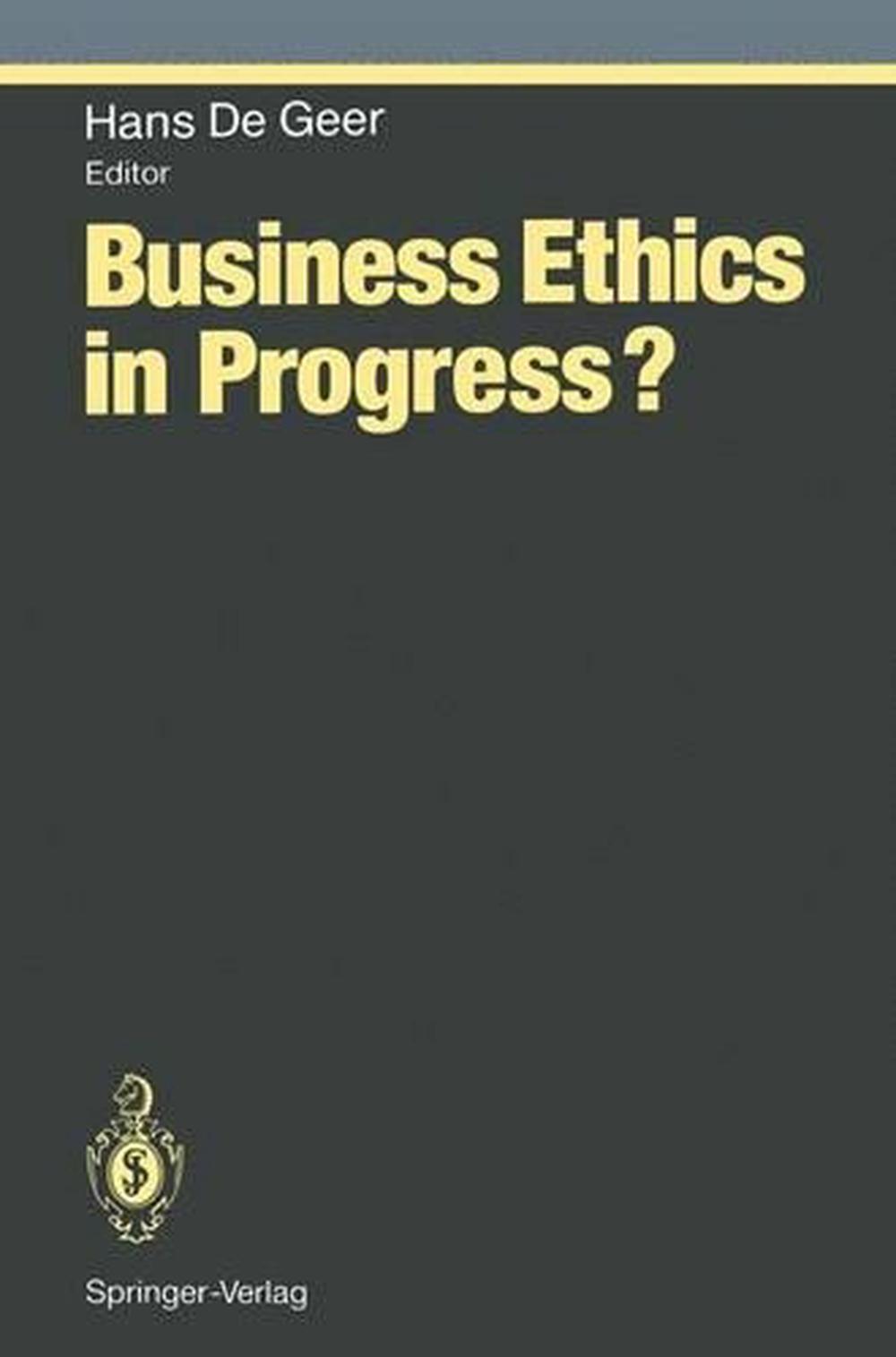 Business Ethics in Progress? by Hans De Geer (English) Paperback Book ...
