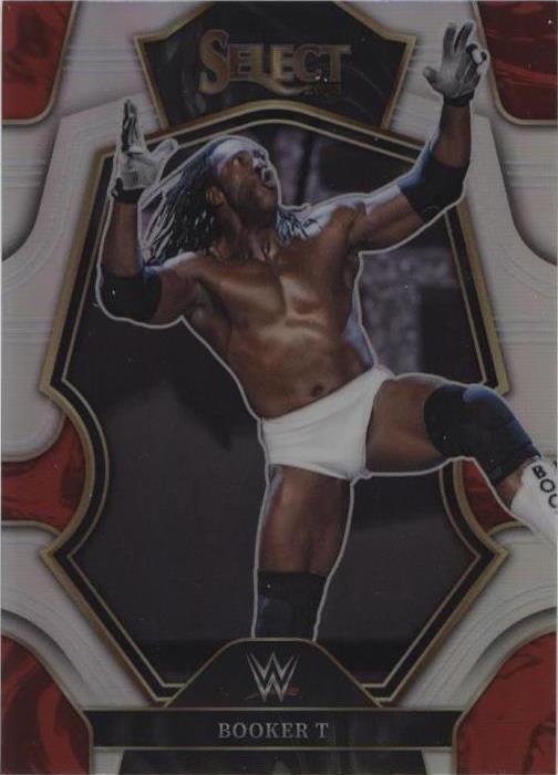 2023 Panini Select WWE - Premier Level Booker T #168 Silver Prizm for ...