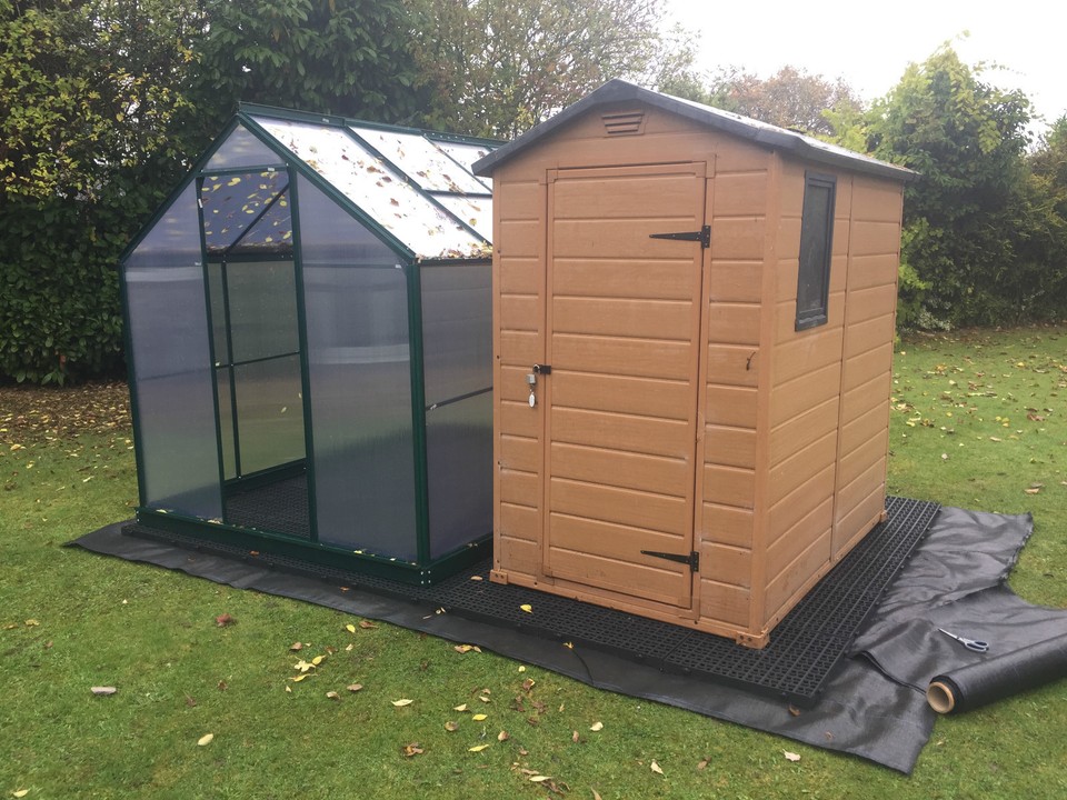 SHED BASE PLASTIC GRID RETURNS DISCOUNTED ECO BASE PAVING GRID KIT ...