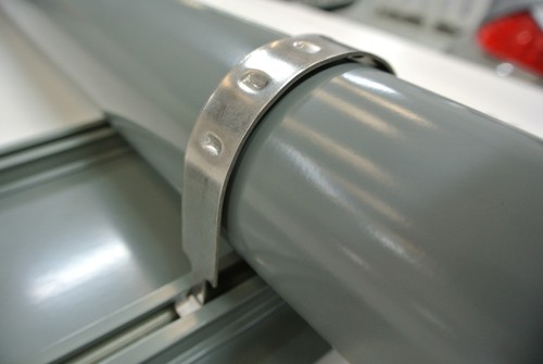 Steel Round Post Mounting Sign Clip Bracket Clamp for 50mm 76mm 89mm ...