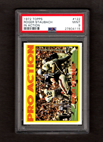1972 Topps Football Roger Staubach PA #122 RC PSA 9 | eBay