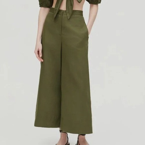 $275 Rhode Women's Green Penelope-Chive Pants Size 2 | eBay