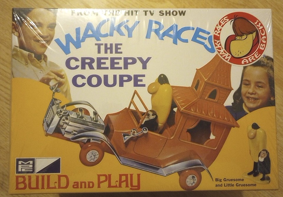 Wacky Races Compact Pussycat, Mean Machine, Creepy Coupe, Turbo ...