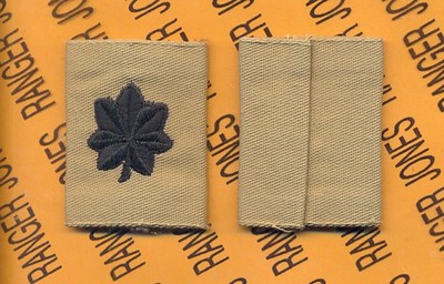 US ARMY Lieutenant Colonel LTC O-5 Desert DCU ~2" slip on rank patch | eBay