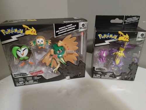 Pokemon Select Evolution Multi-Pack Lot Of 2. Rowlet/Bauz/Brindibou ...