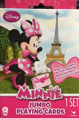 Disney Minnie Mouse Jumbo Playing Cards - Cardinal - New | eBay