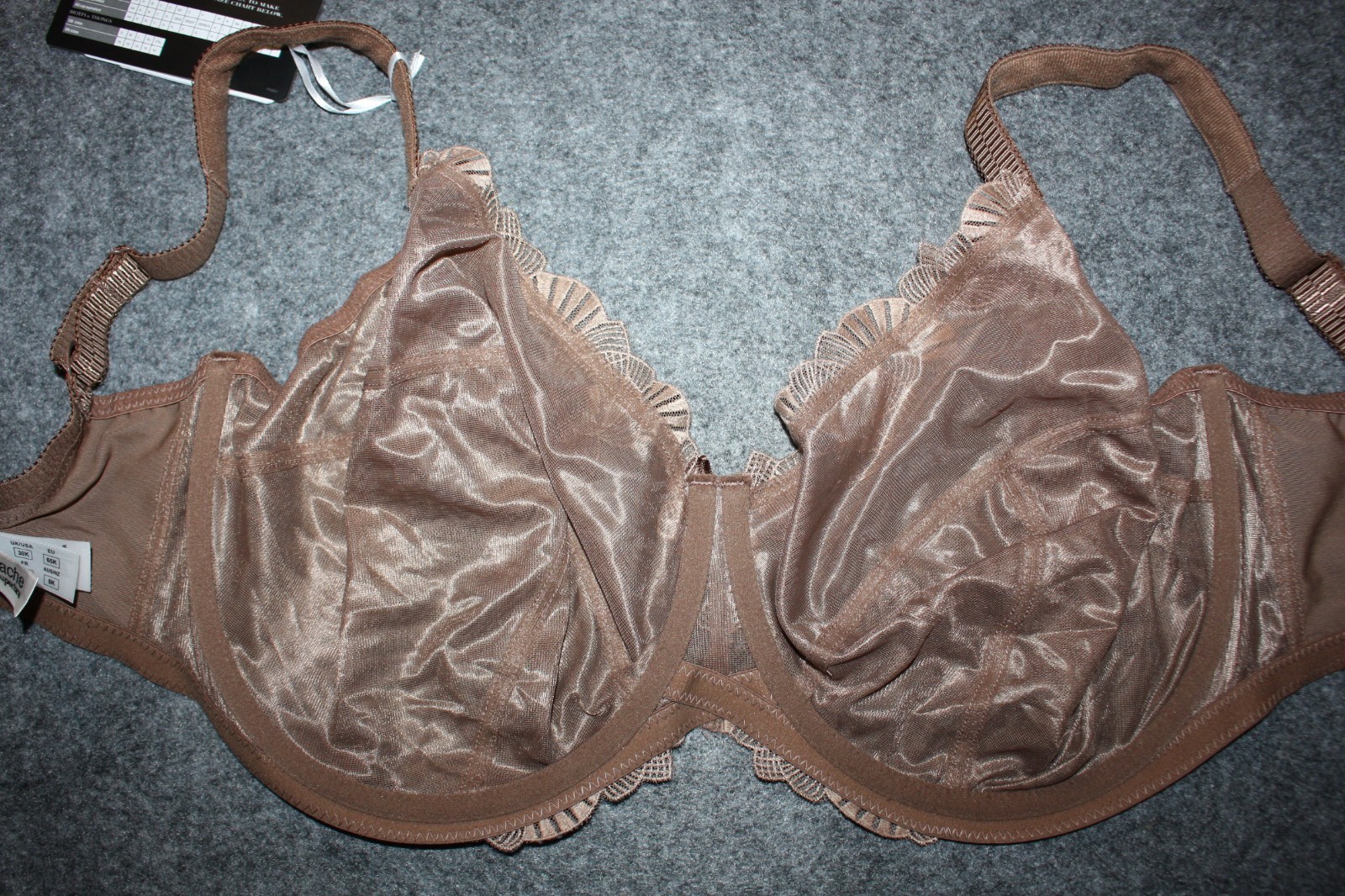 Panache Superbra Loretta Caramel 6681 Balconete Bra 30K UK Size | eBay