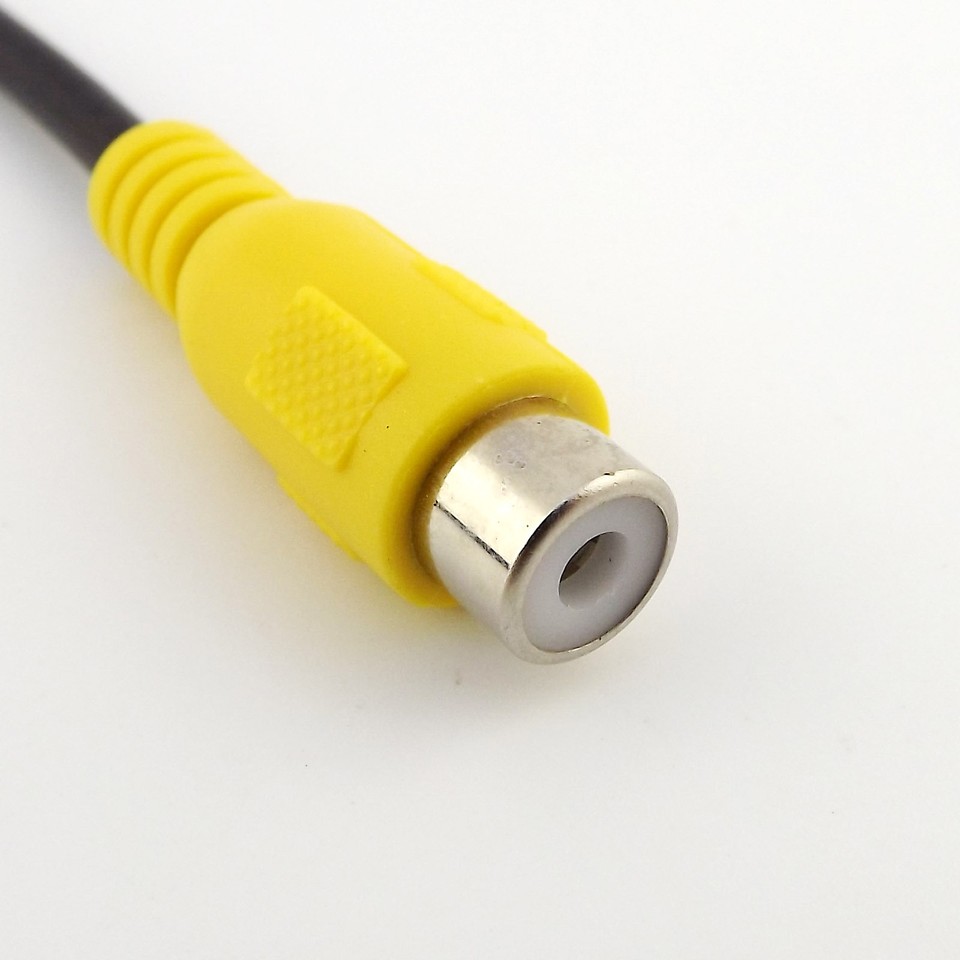 S-Video 4 Pin Male Plug To AV TV RCA Female Audio Video Composite ...