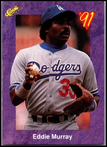 1991 Classic Game - Purple HOF #112 Eddie Murray FREE SHIPPING! | eBay