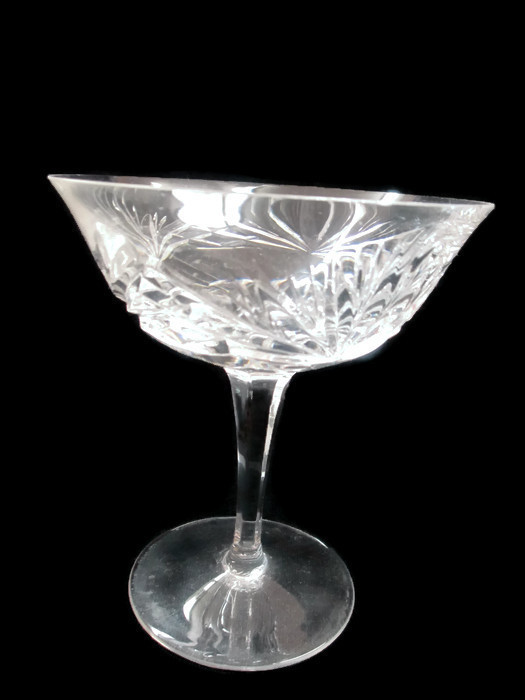 Gorham Cherrywood Crystal Champagne Sherbet Glass Wine Stemware | eBay