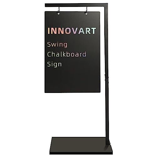 Chalkboard Sign, Standing Double Sided Sidewalk Sign 19" x 43" with ...