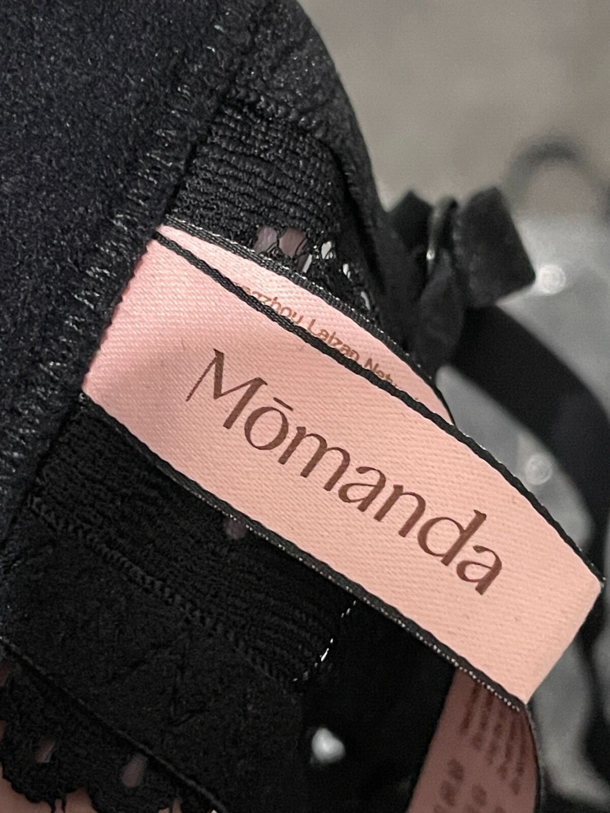 BNWT Black Momanda Lace Plunge Nursing Bralette - 36B | eBay Australia