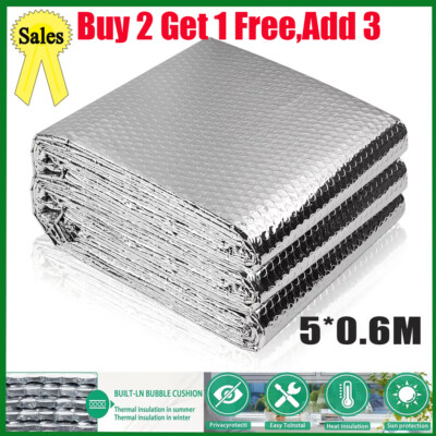 60cm x 5m Radiator Heat Reflective Insulating Foil Energy Saving ...