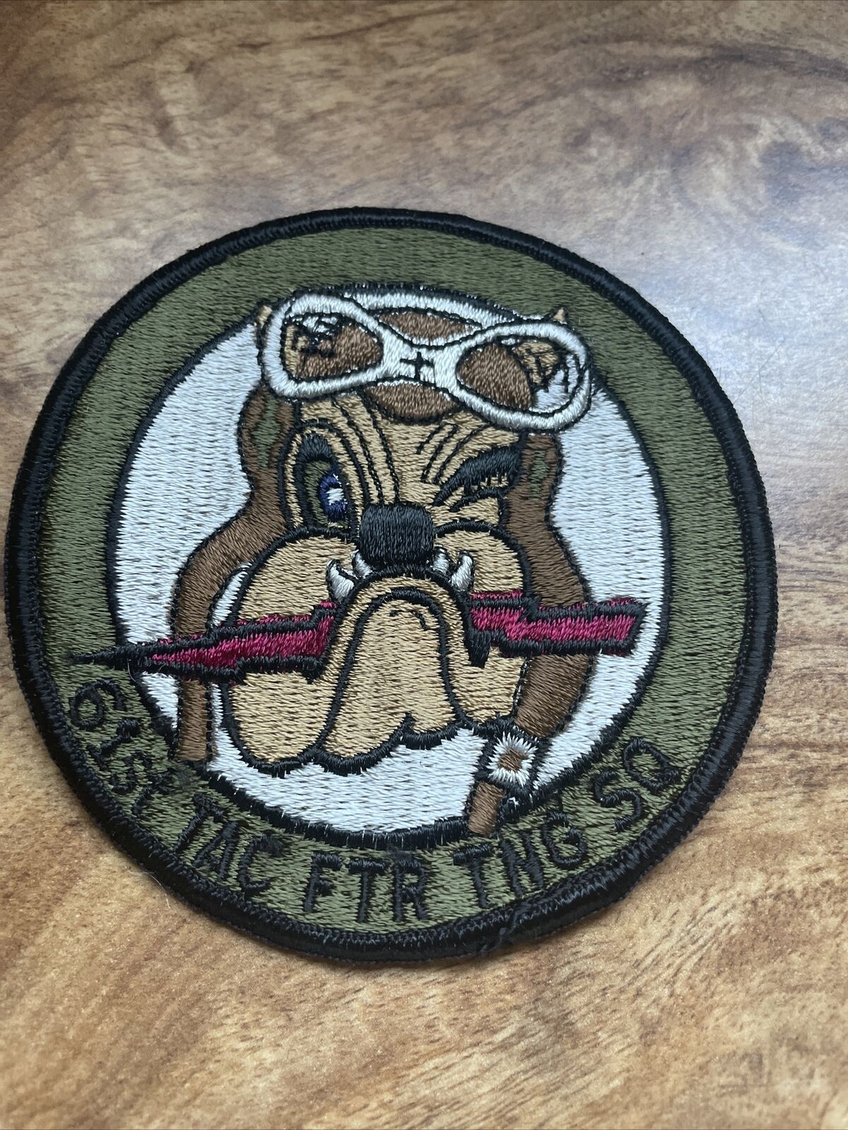 RARE VTG 70S 80S 61ST TACTICAL FIGHTER SQUADRON PATCH SUBDUED AFB USAF ...