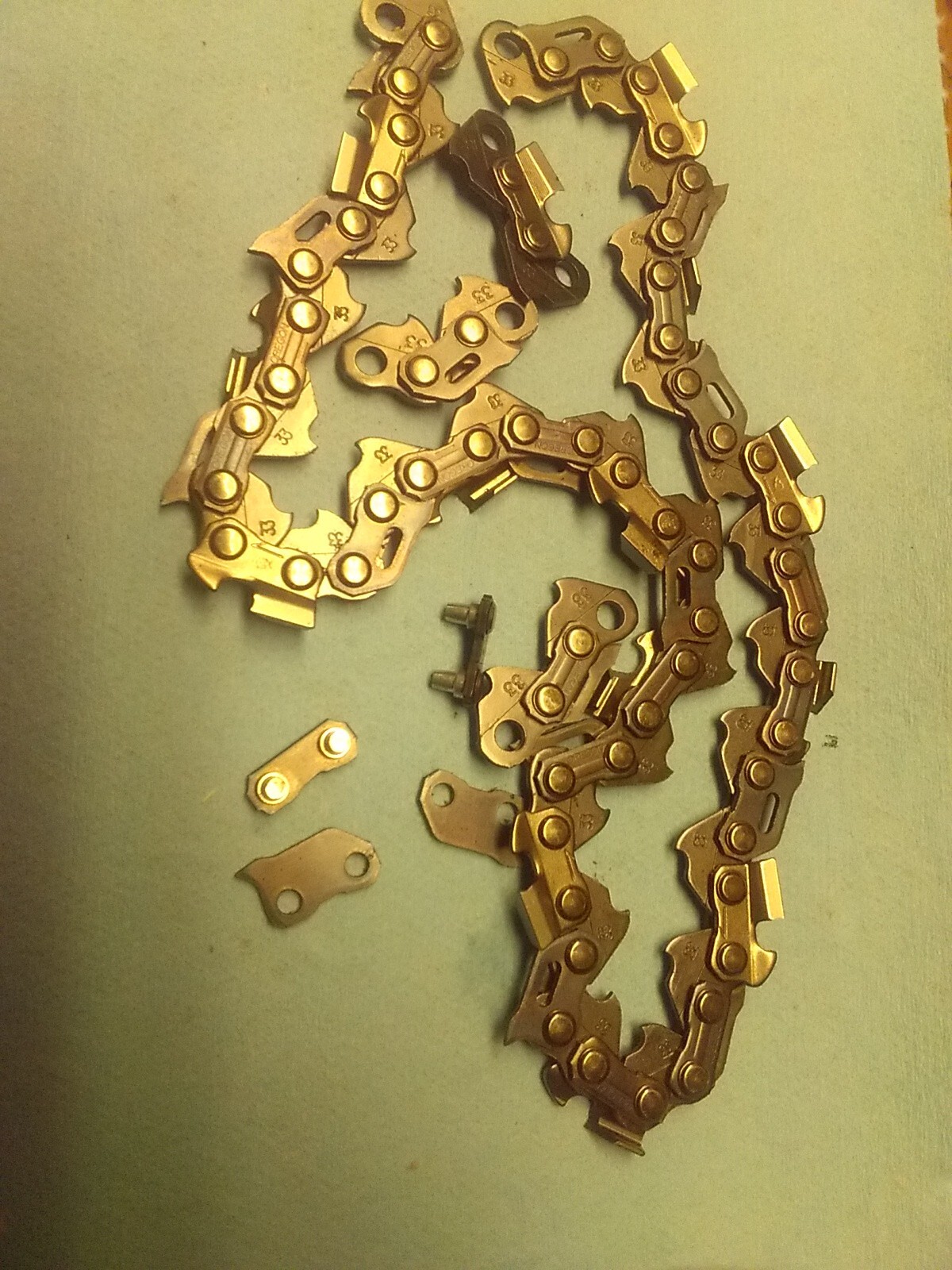 new Oregon 33SL saw chain master preset links & pieces of chain for ...