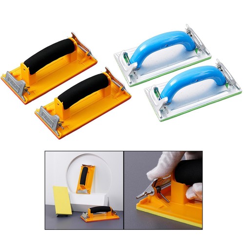 2x Hand Sanding Block Manual Tools Sand Rack for Hand Sanding Furniture ...