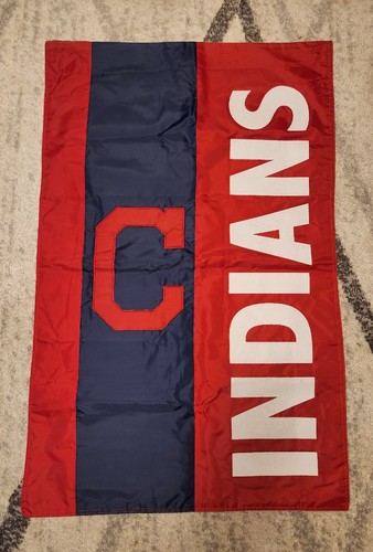 Cleveland Indians 43" x 27.5" 2 Sided Banner Yard Flag Vintage MLB ...