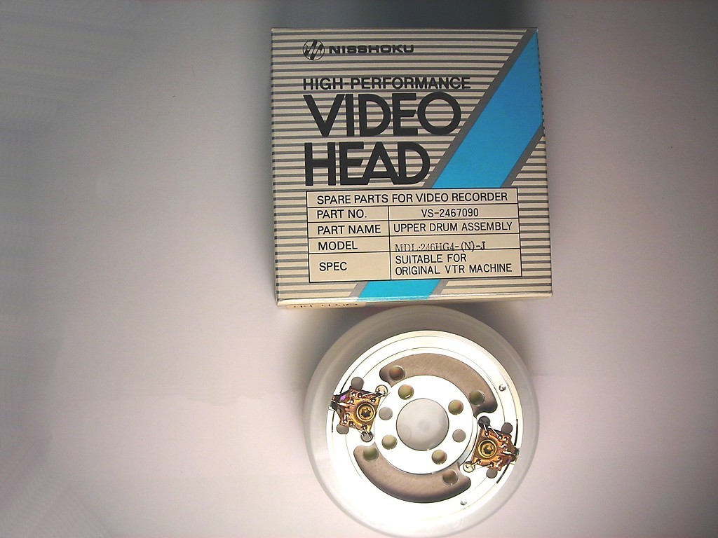 NISSHOKU VCR VIDEO HEAD UPPER DRUM ASSEMBLY 44-4310 for Panasonic ...