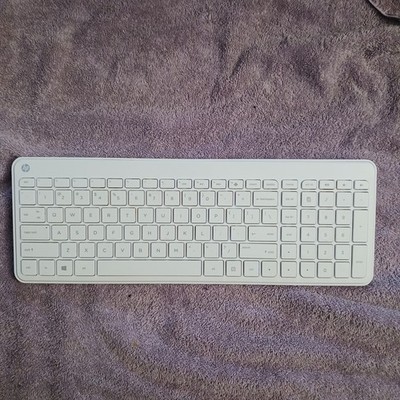 HP Wireless keyboard 4491a kb2065 White | eBay