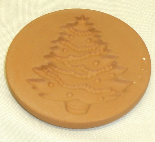 Terracotta Cookie Press Mold Stamp Christmas Tree NO HANDLE 3.5" | eBay