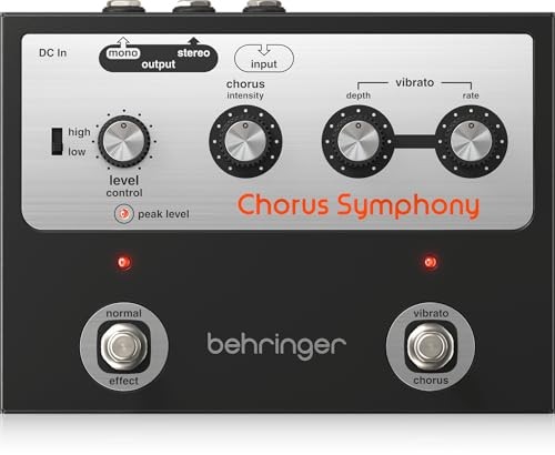 BEHRINGER CHORUS SYMPHONY Modulation pedal Chorus Vibrato Behringer NEW ...
