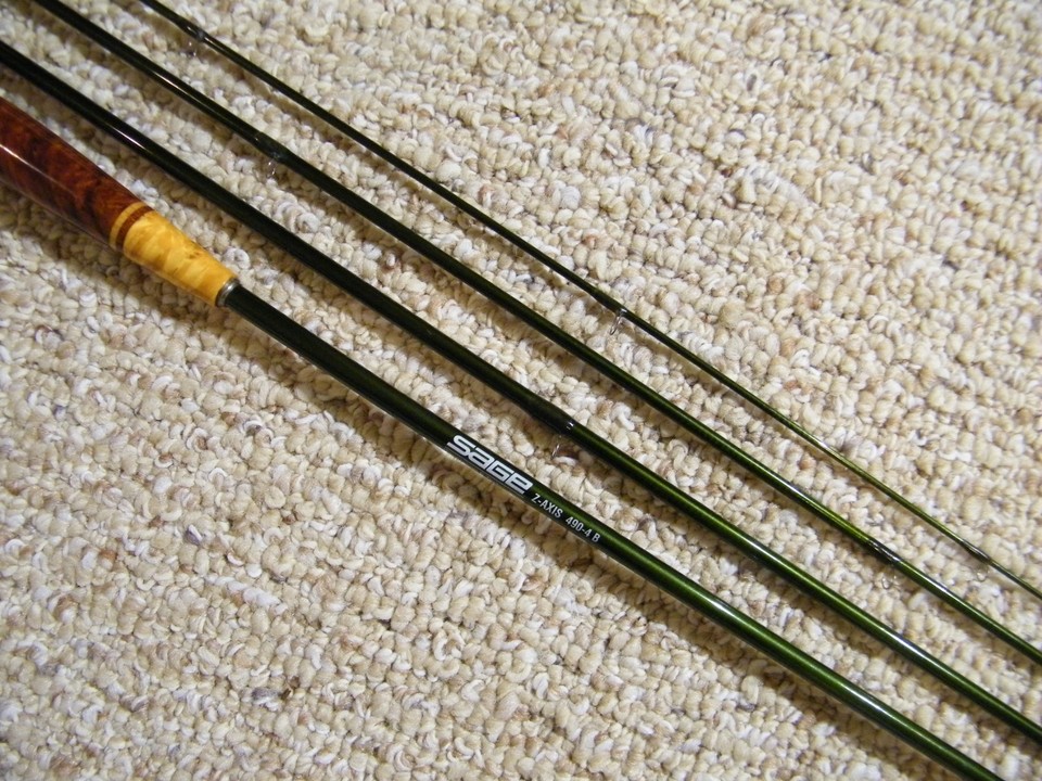 SAGE Z-AXIS Fly Rod Custom made 9 ft 4 pc 4Weight CUSTOM Built | eBay