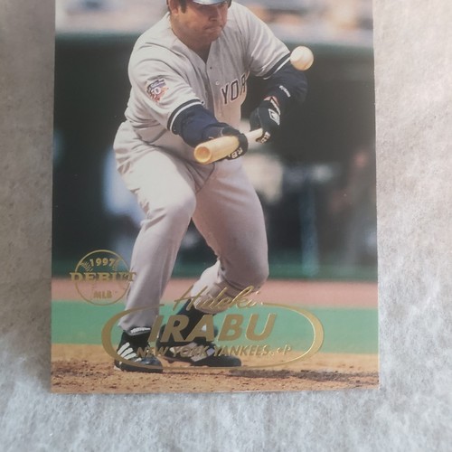 1998 Fleer Tradition Hideki Irabu 1997 MLB Debut Card | eBay