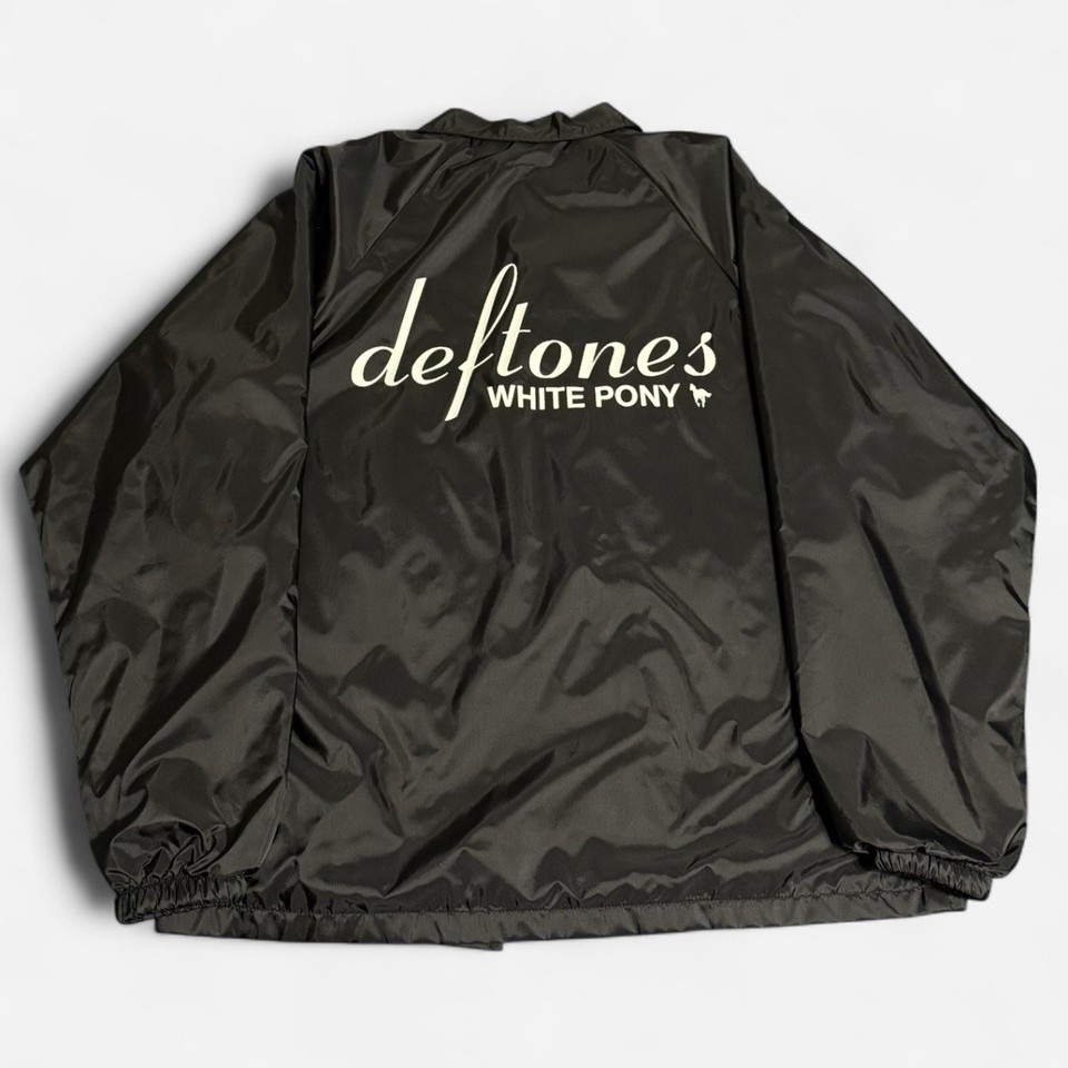 2000 Deftones Vintage White Pony Windbreaker Jacket | eBay