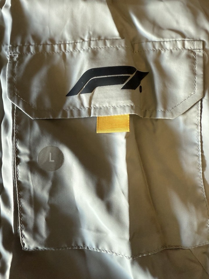 Formula 1 F1 PacSun Licensed Jacket Men’s Large Gray Zip Up Racing ...