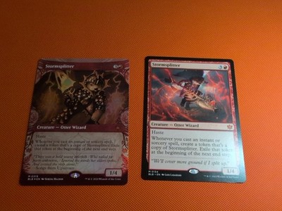 Stormsplitter Bloomburrow Pair Foil Showcase and Regular MTG NM | eBay