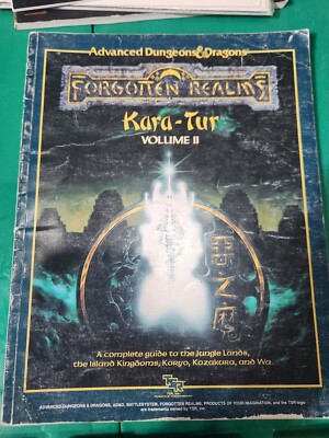 Kara-Tur Dungeons & Dragons Set BOOK 2 ONLY Forgotten Realms | eBay
