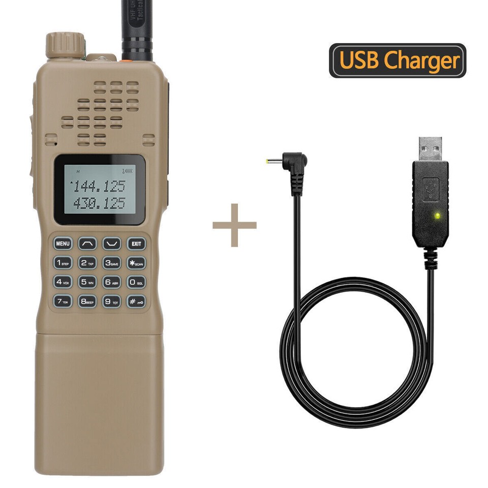 BAOFENG AR-152 VHF/UHF FM MILITARY TACTICAL HAM TWO WAY RADIO 12000MAH DTMF KIT | eBay
