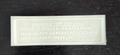 2105024-2 Cessna Placard Disposal | eBay