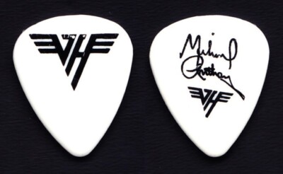 Vintage Van Halen Michael Anthony Signature White Guitar Pick - 1986 ...