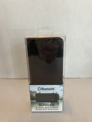 Wireless Bluetooth Speaker Black 16WMS129-BLK Water Resistant ...