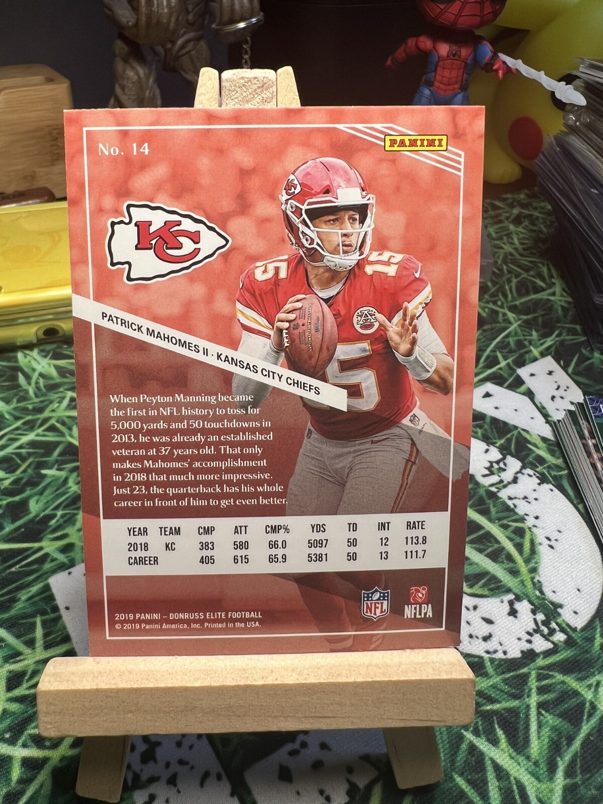2019 Panini Donruss Elite - #14 Patrick Mahomes II | eBay