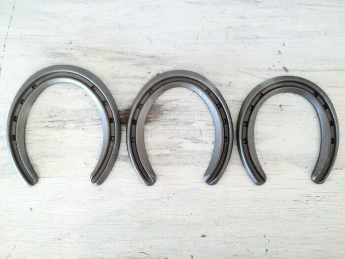 The Heritage Forge - 20 Horseshoes - Lite Rim - Sand Blasted Steel OO ...