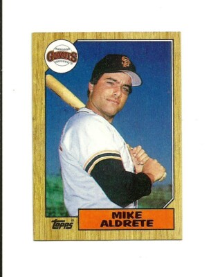 1987 TOPPS #71 Mike Aldrete: San Francisco Giants: 1st Base: Baseball ...
