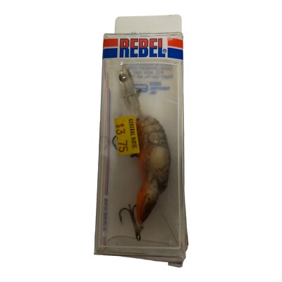 Rebel Crawfish Crankbait Lure NEW OLD STOCK NOS box package | eBay