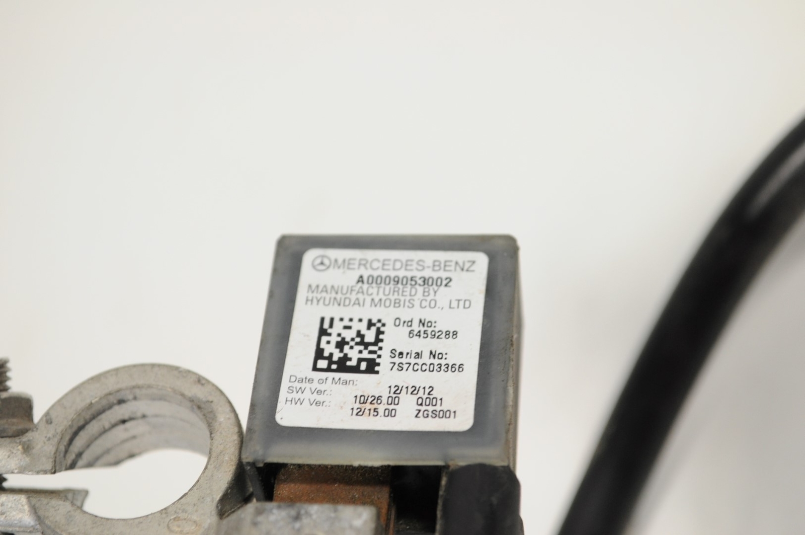 MERCEDES E220CDI C207 2013 RHD NEGATIVE BATTERY CABLE A0009053002 | eBay