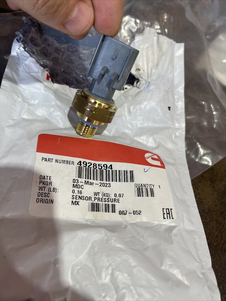 4928594 4921497 Cummins ISX ISM ISC ISB Exhaust Gas Pressure Sensor new ...