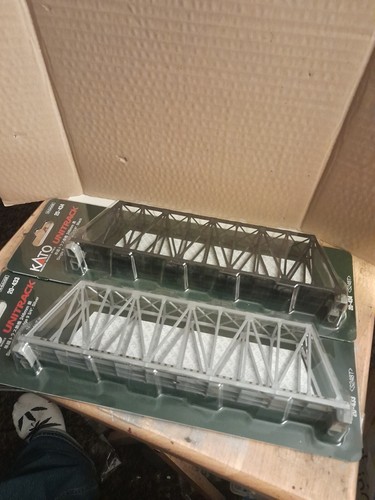 Lot Of 2 N Scale Kato Unitrack Single Truss Bridges | eBay